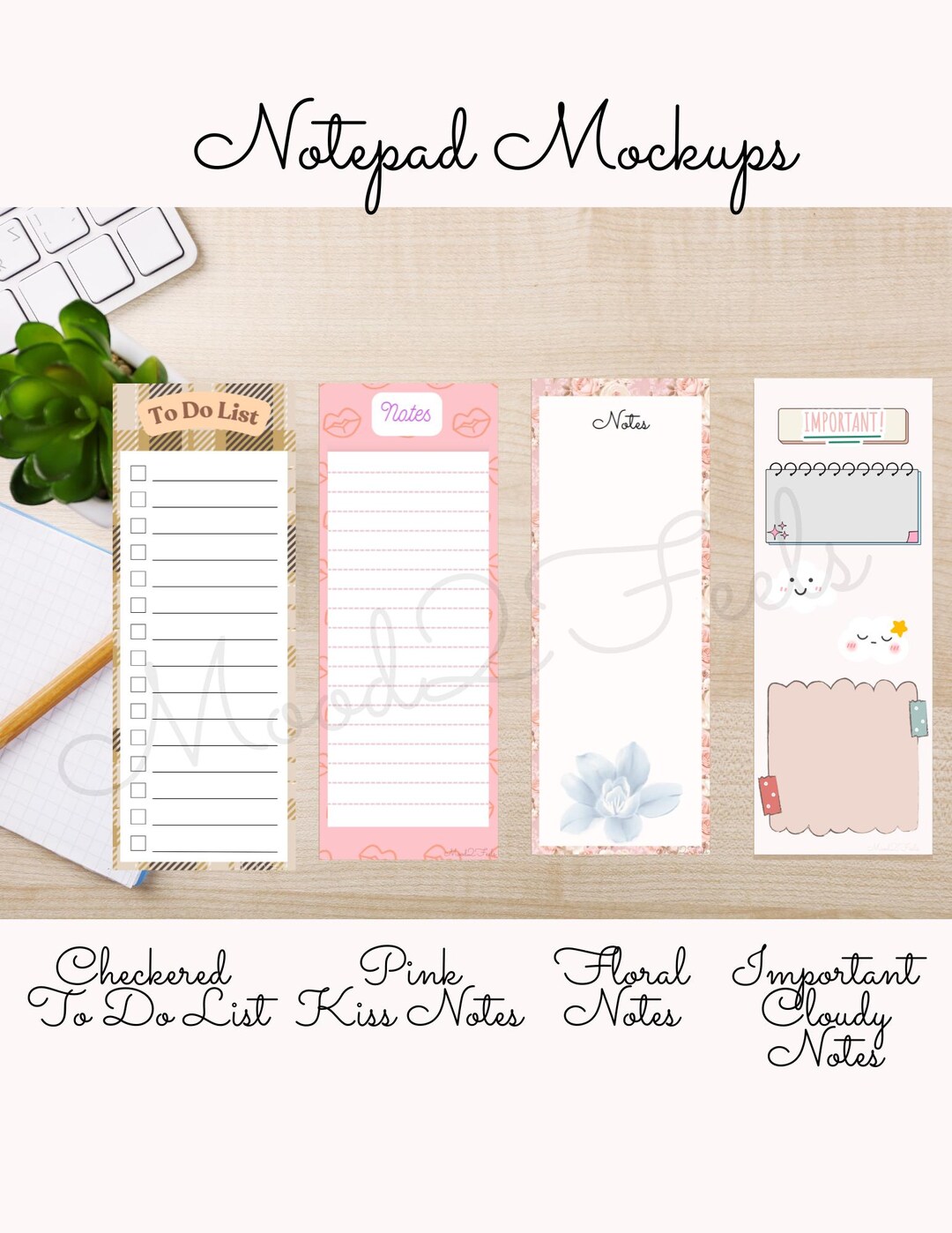 Slim Digital Notepads Set Eco-friendly Writing Tablets for On-the-go ...