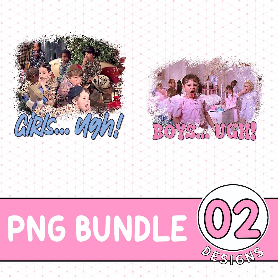Girls Ugh Little Rascals 90's-movie Valentines Png, Funny Valentine Png ...