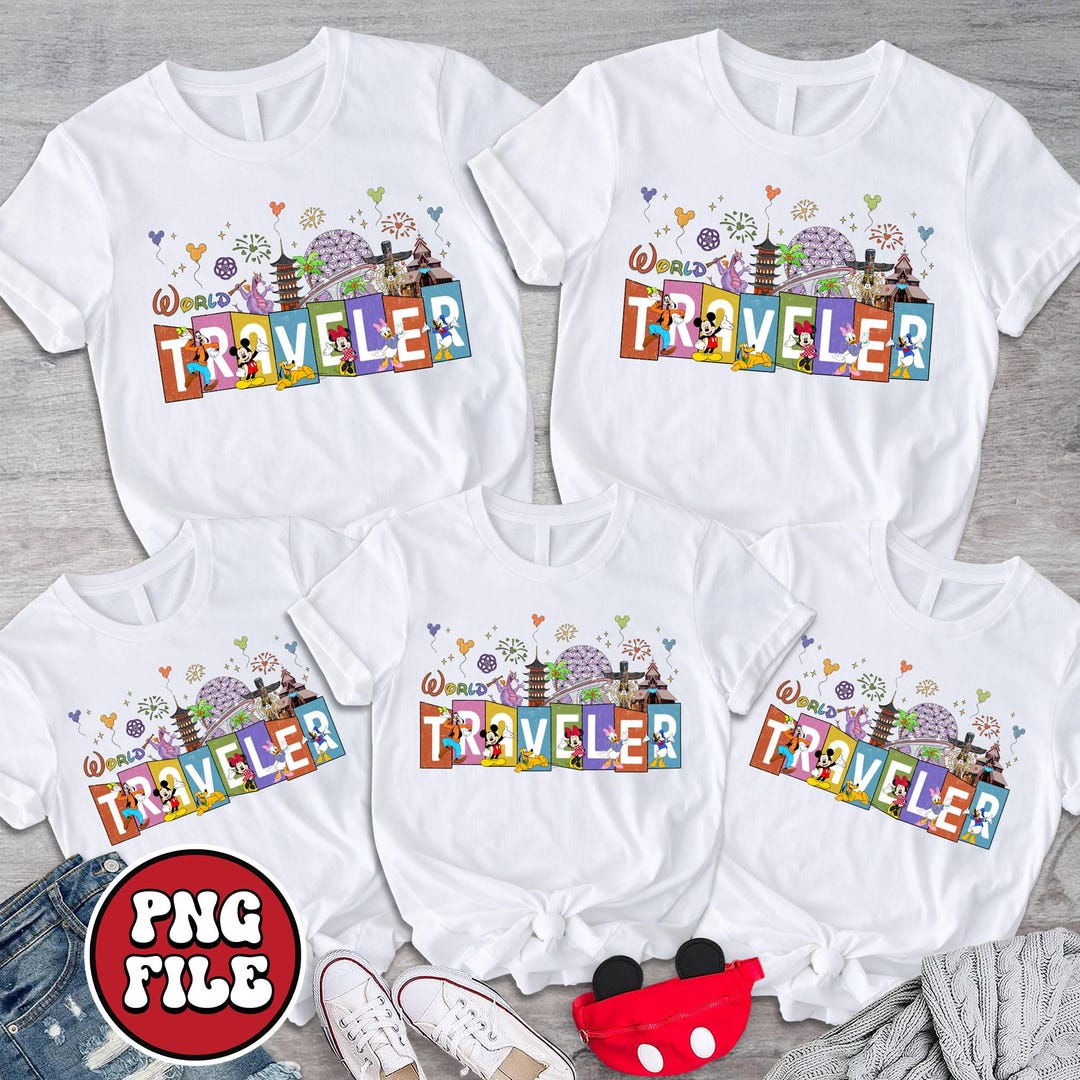 Mickey and Friends World Traveler Png, Disneyland Traveler Png ...