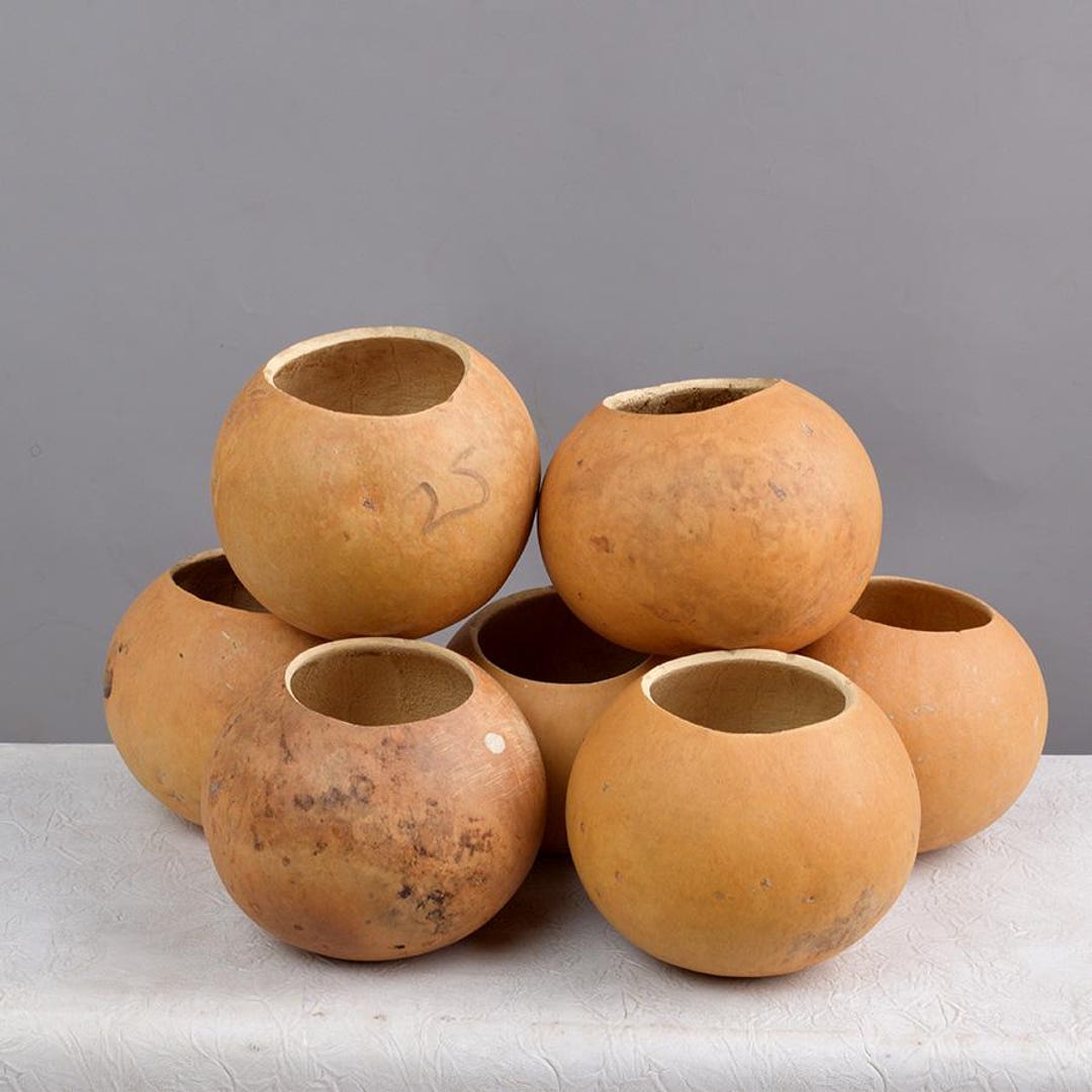 7.5-8"d×7-8.5"h Medium Size Calabash Bowl | Calabash Art Ware| Calabash ...