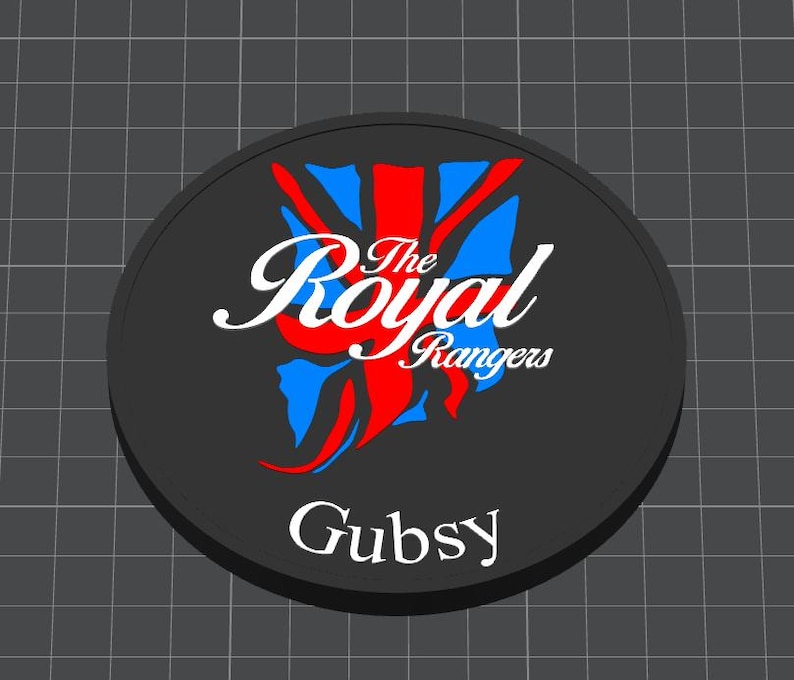 TRR Customizable Username 3D Printed Coaster - Etsy
