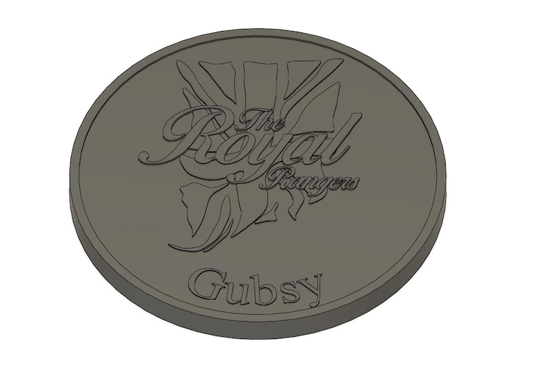 TRR Customizable Username 3D Printed Coaster - Etsy