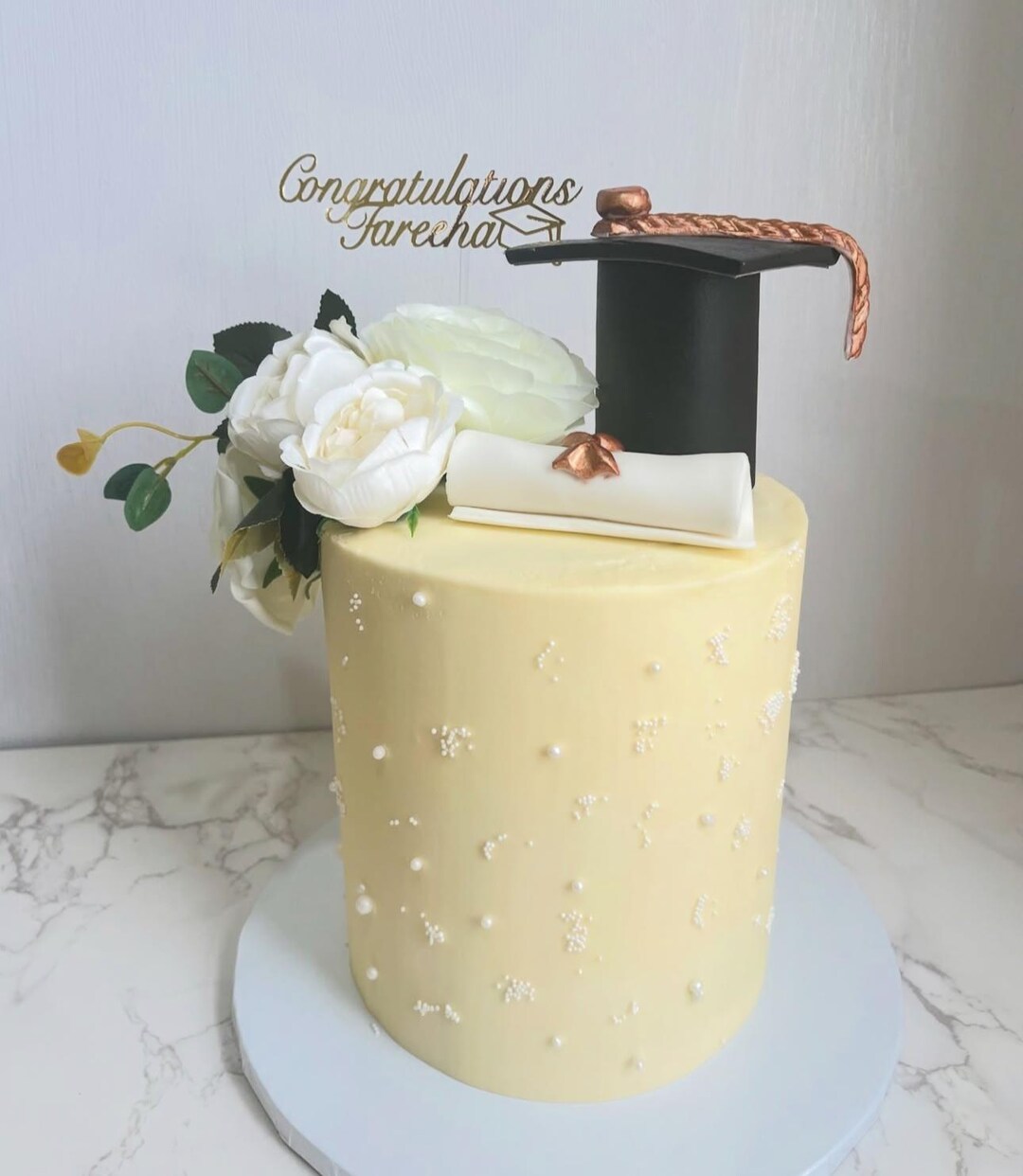 Personalised Congratulations Topper - Etsy