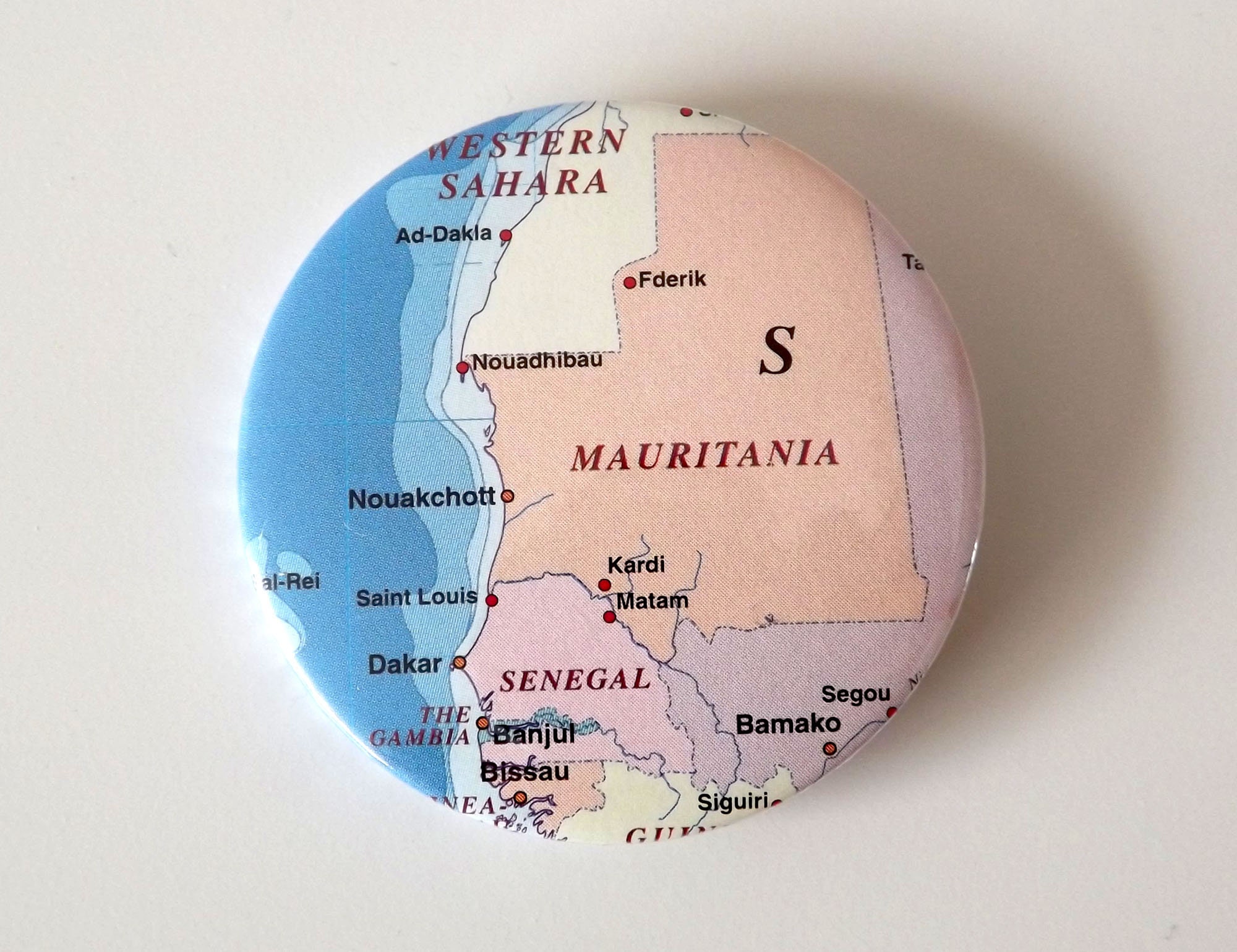Vintage World Atlas Map Badges 45mm / Gifts for Geography Geeks! - Etsy