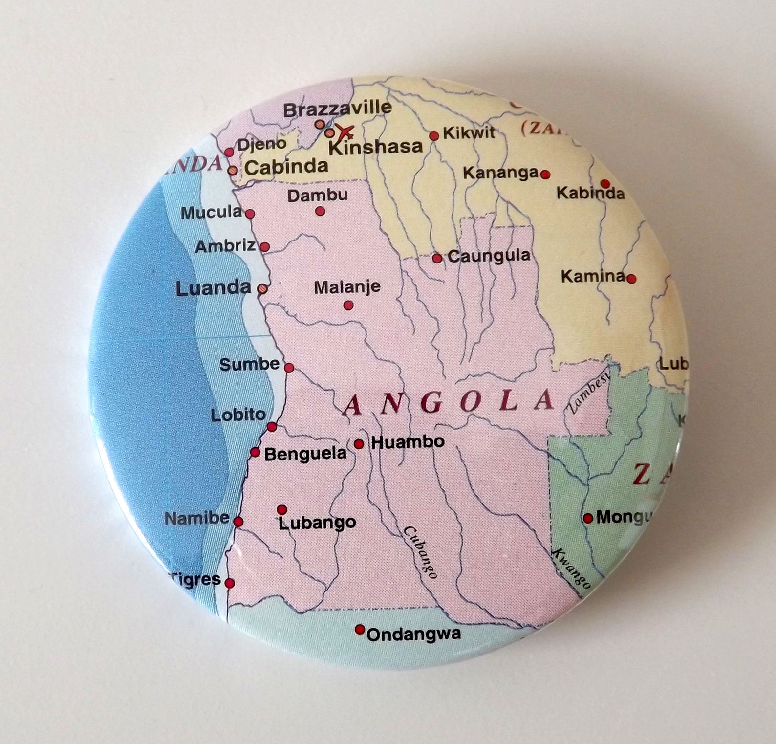 Vintage World Atlas Map Badges 45mm / Gifts for Geography Geeks! - Etsy