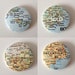 Vintage Classroom World Atlas Map Badges 45mm / Gifts for Geography ...