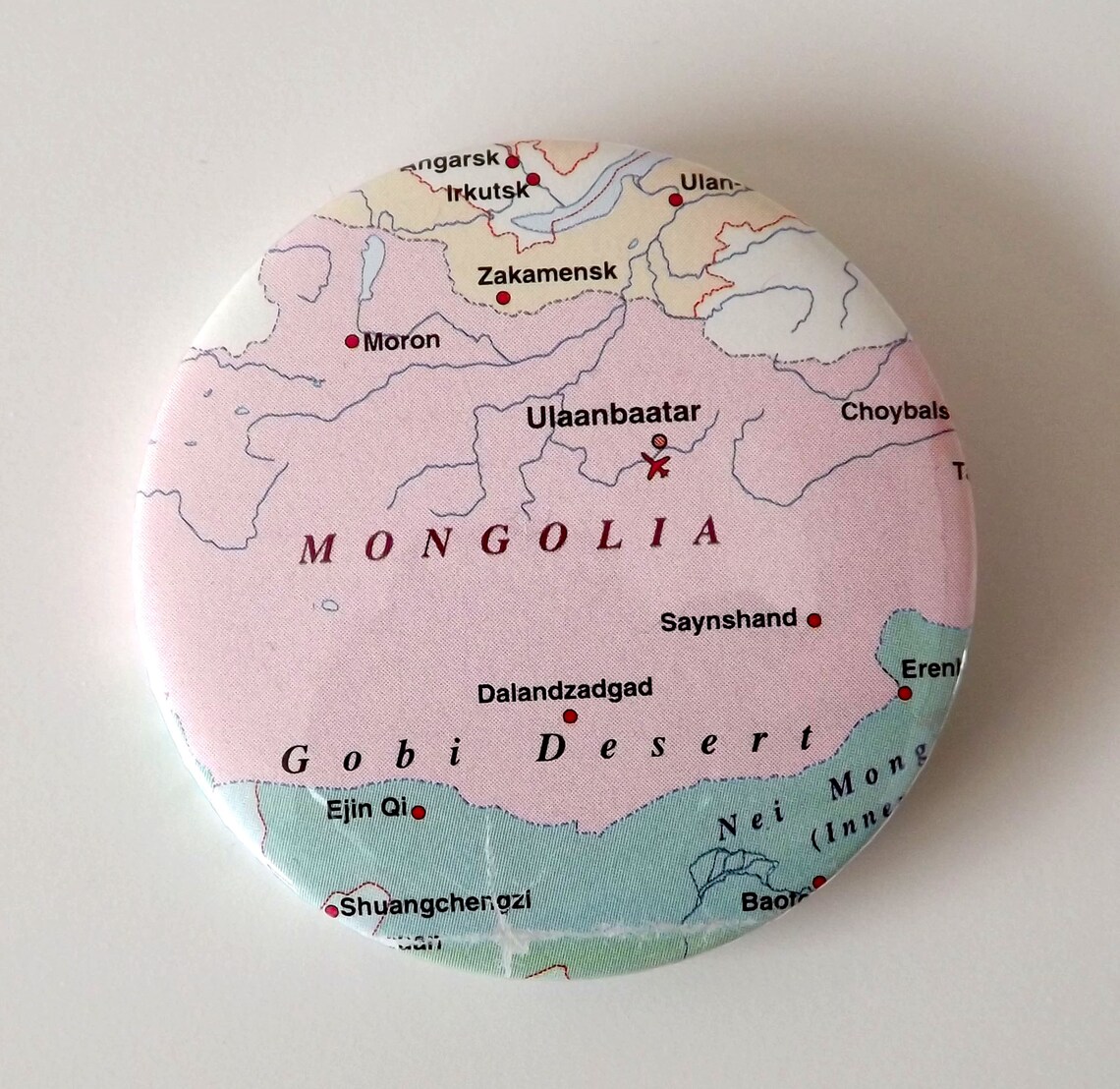 Vintage World Atlas Map Badges 45mm / Gifts for Geography Geeks! - Etsy