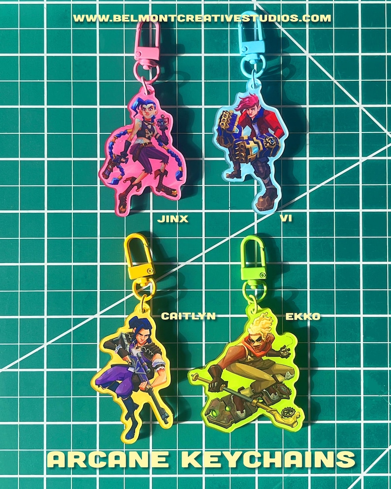 Arcane Keychains - Etsy