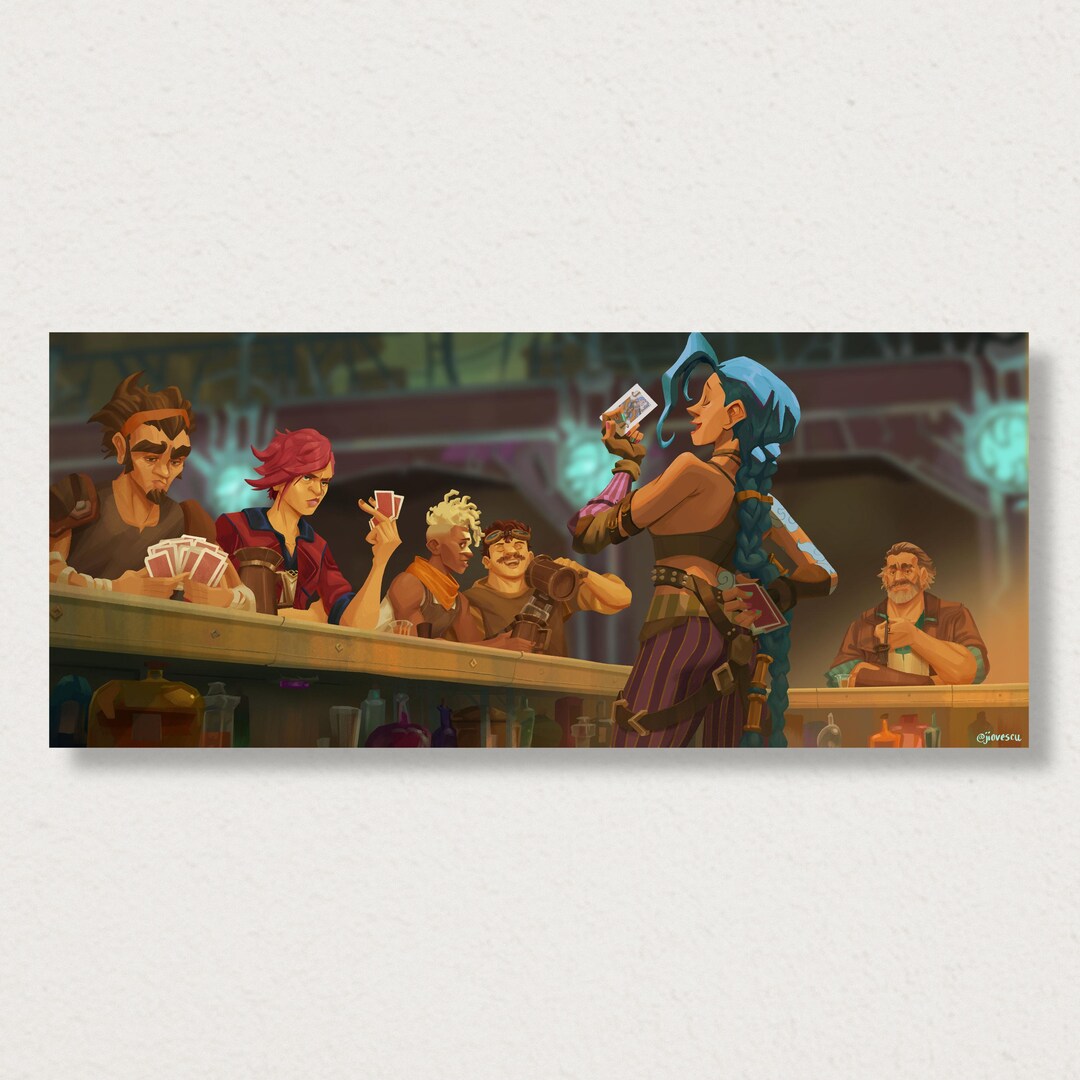 Arcane "go Fish" Print - Etsy