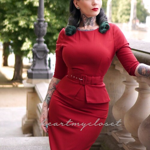 Lily A-line 1950s Vintage/ Custom Made Dress Retro 50s Made to | Etsy