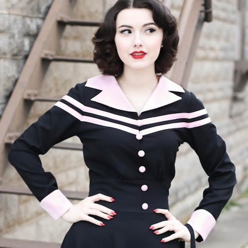 Agent Carter Cosplay Inspired Custom Made Dress Retro - Etsy