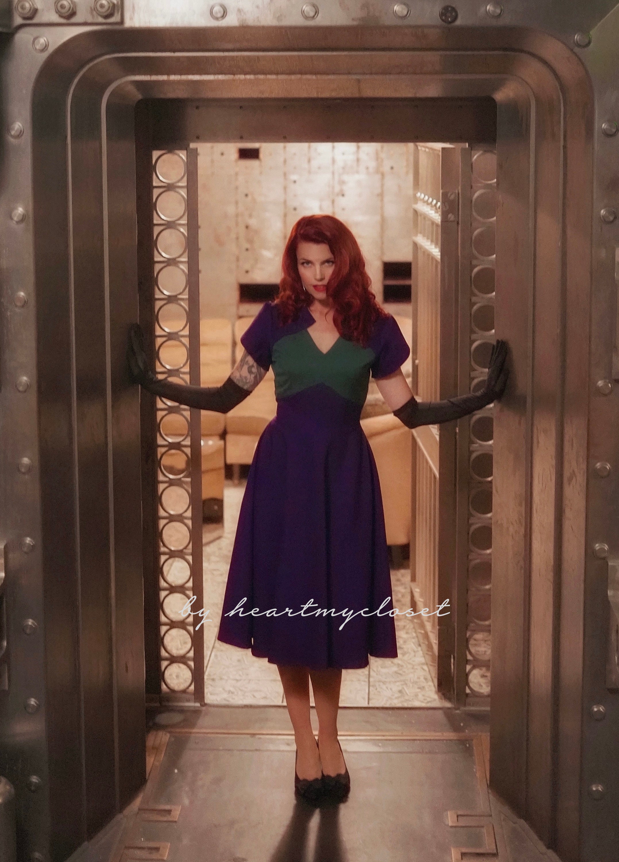 Agent Carter Cosplay Inspired Custom Made Dress Retro - Etsy