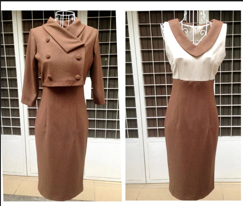 Sienna Classic Jacket + Pencil Dress Custom Made All Sizes 40s 50s ...