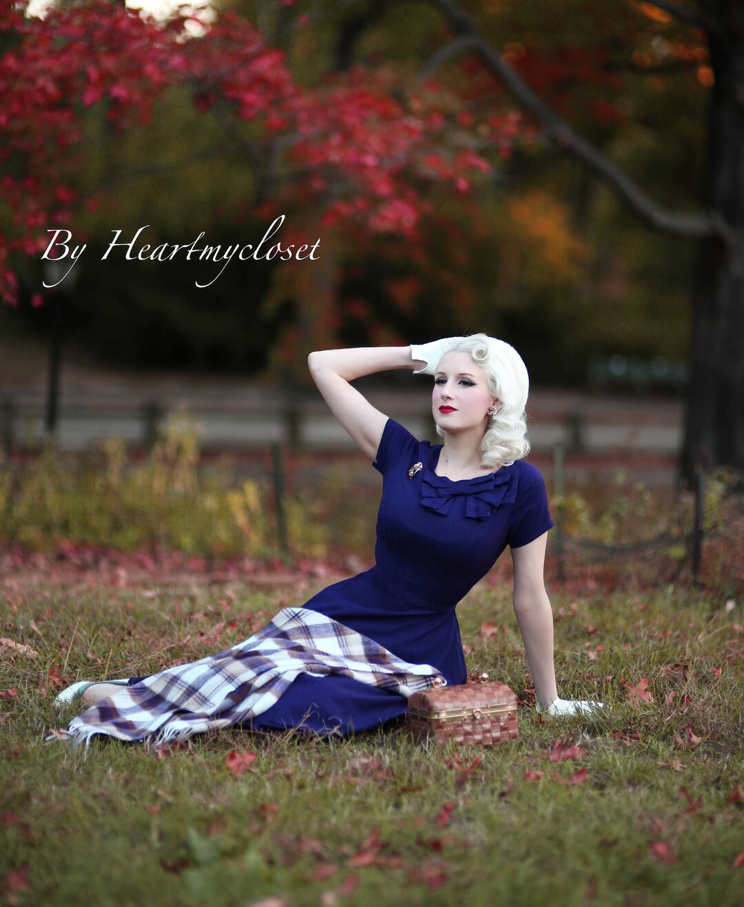 Nottingham Swing Bow Dress Custom Made Vintage 50s Inspired - Etsy