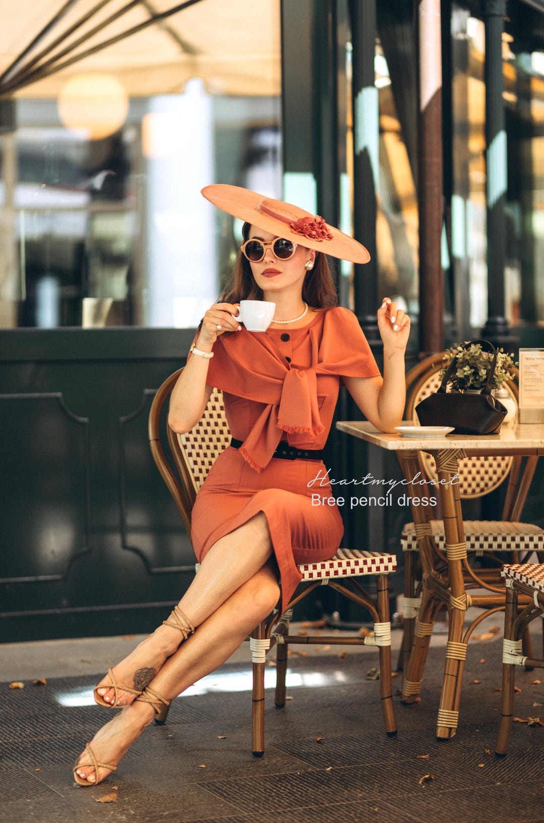 Bree - the Famous Show Inspired Pencil Dress 1940s 1950s Custom - Etsy