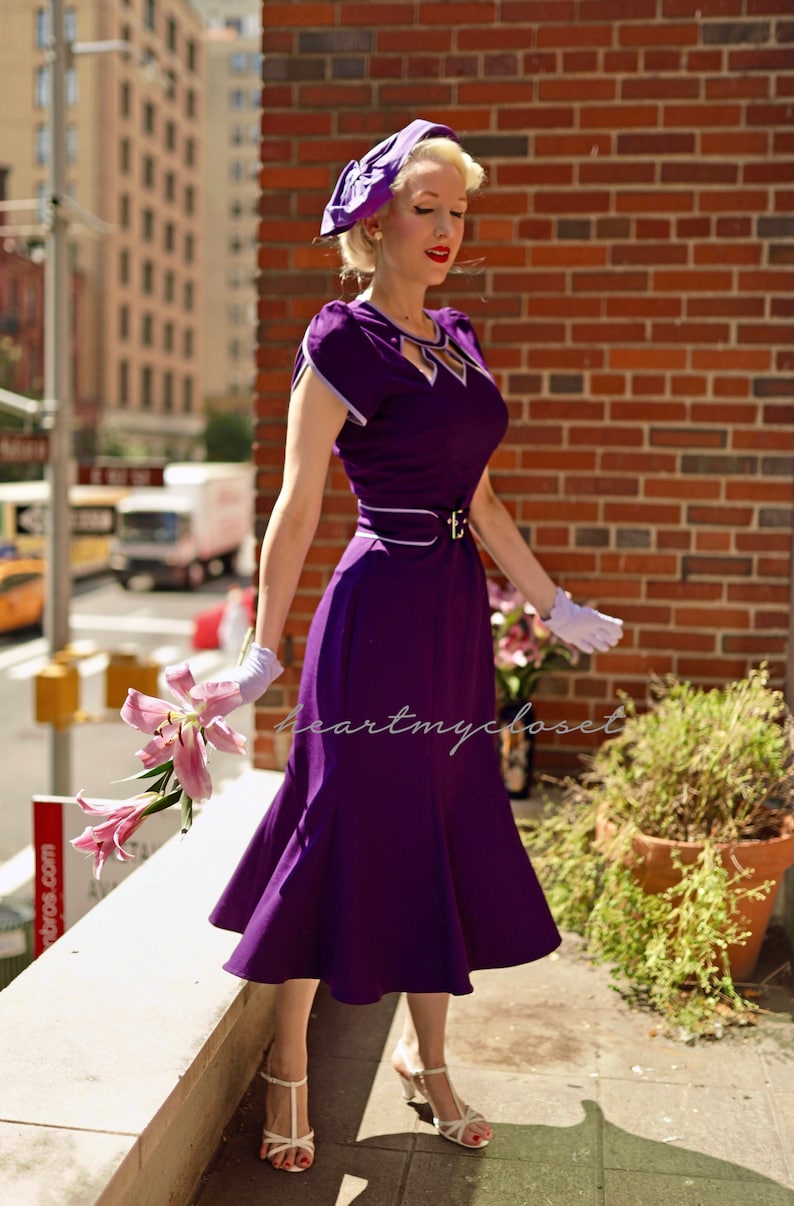 Agent Carter Cosplay Inspired Custom Made Dress Retro - Etsy