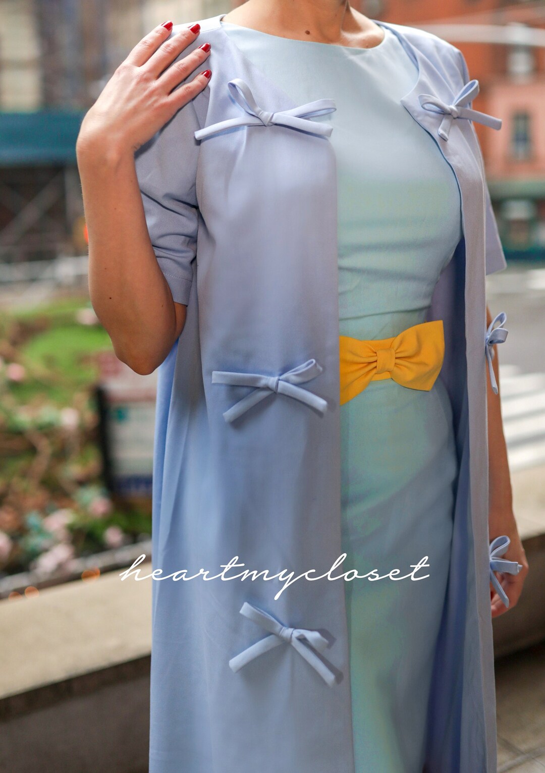 Bow Coat - 1950s Vintage Tv Coat Inspired Rockabilly Custom Made - Etsy