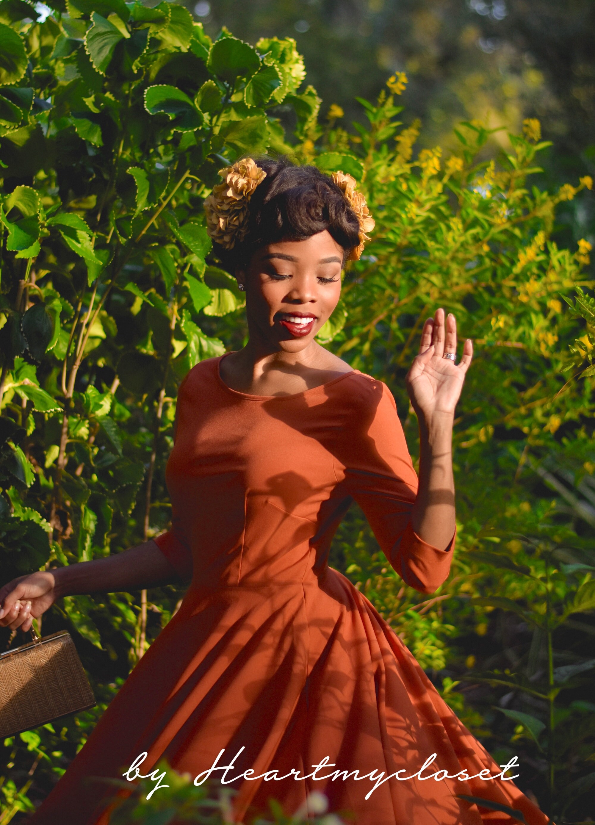 NANCY Dress Vintage 50s Style Custom Made All Size - Etsy