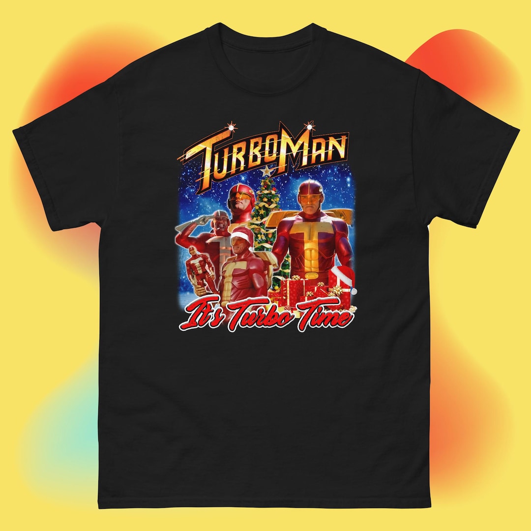 Turbo Man Its Turbo Time Jingle All the Way T Shirt - Etsy