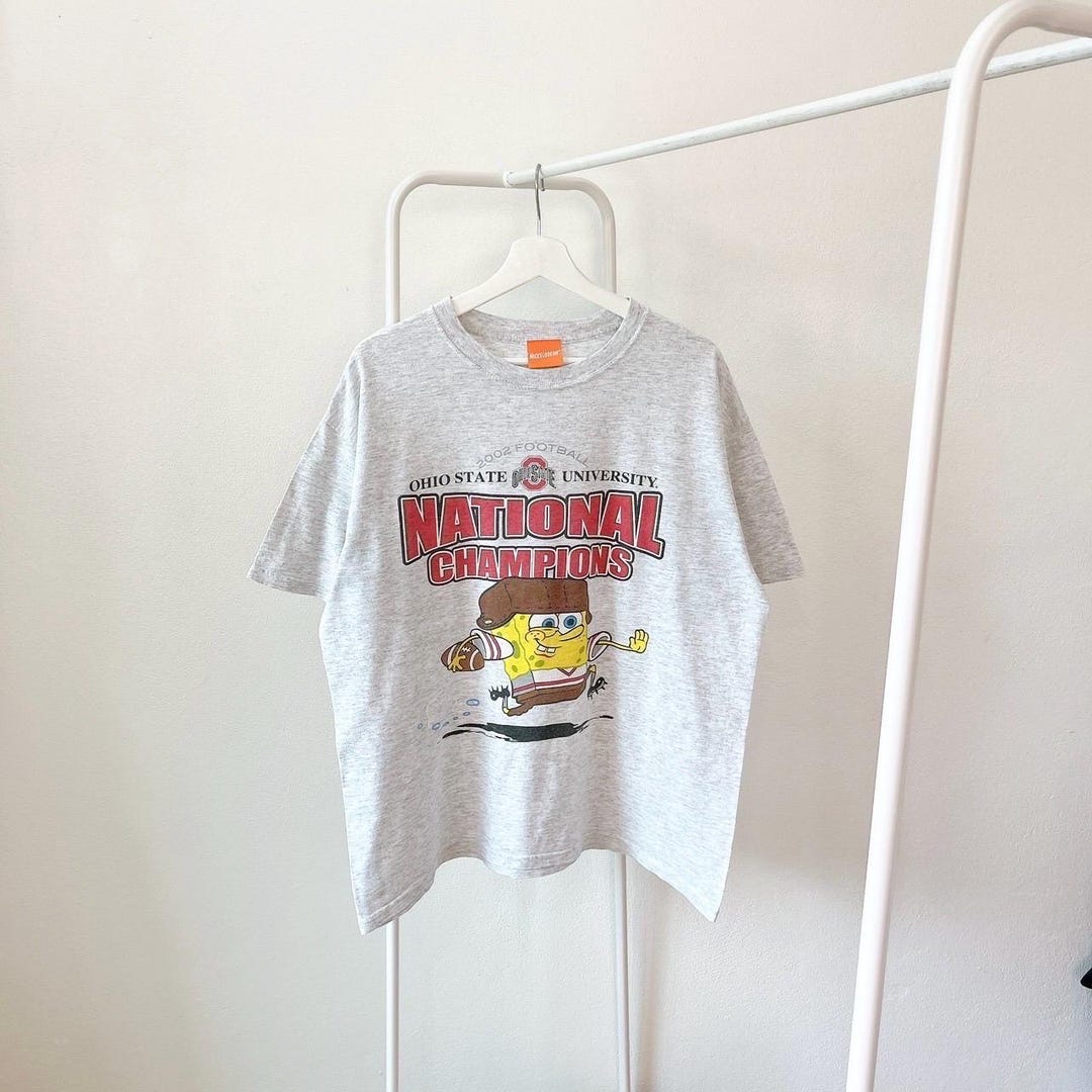 Vintage 2002 NCAA Ohio State Buckeyes T-shirt: Spongebob Nickelodeon ...