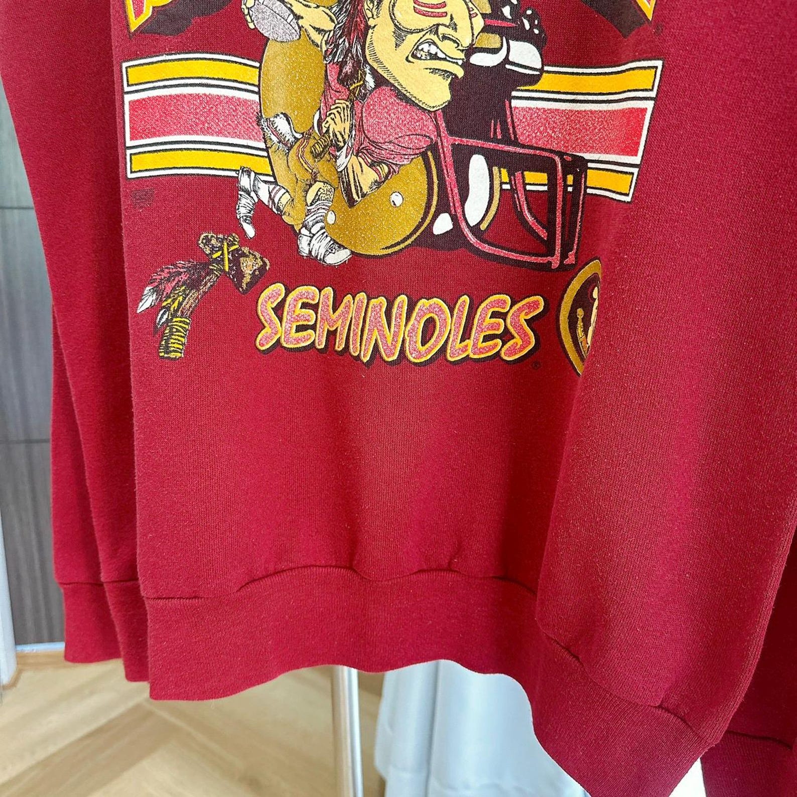90s Florida State FSU Seminoles, Tultex Red Sweatshirt (XL) - Etsy