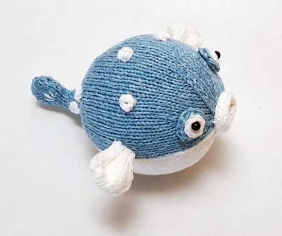 Blue Puffer Fish Crochet Pattern - Etsy
