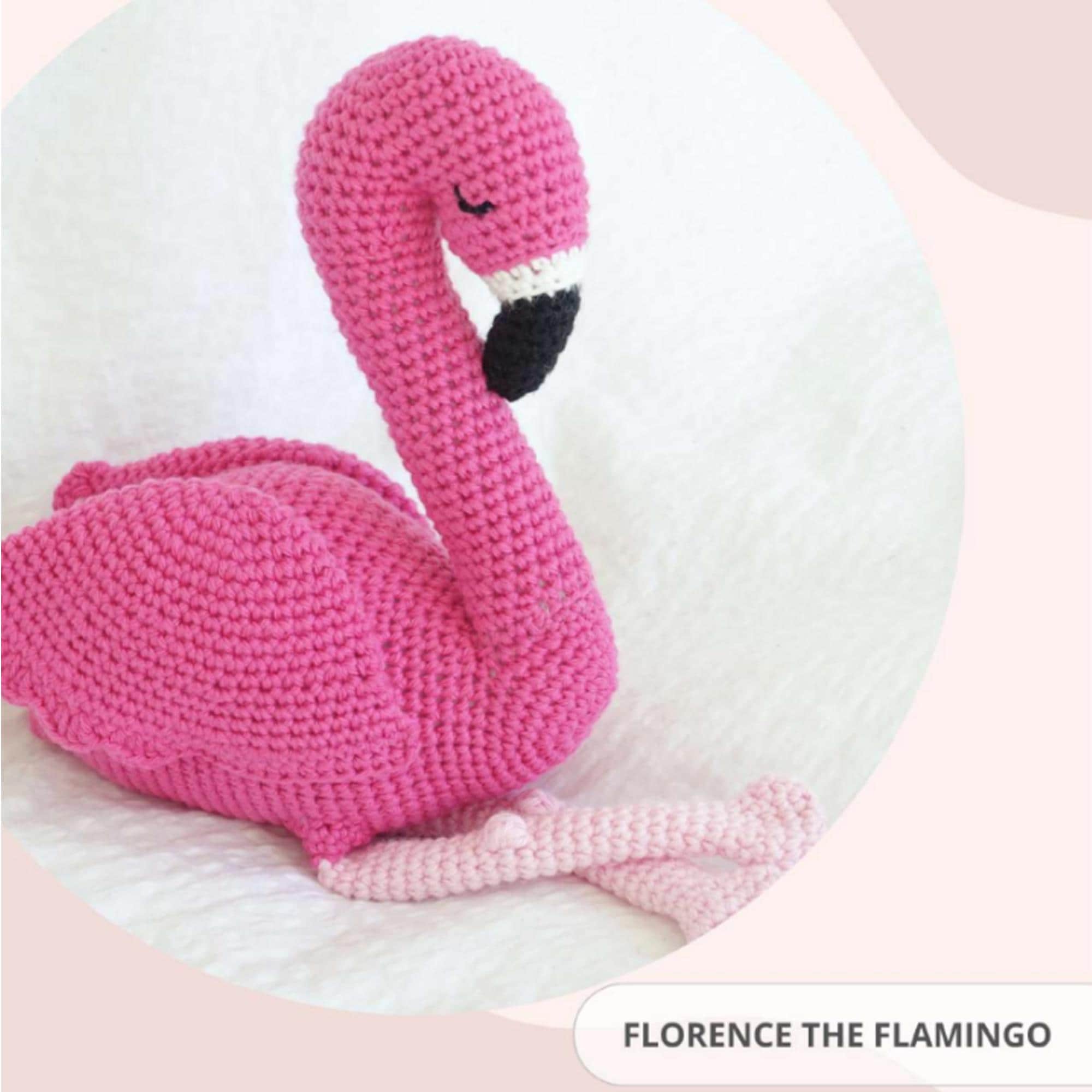 Flamingo Amigurumi Crochet Pattern, DIY Digital Download, Crochet PDF ...