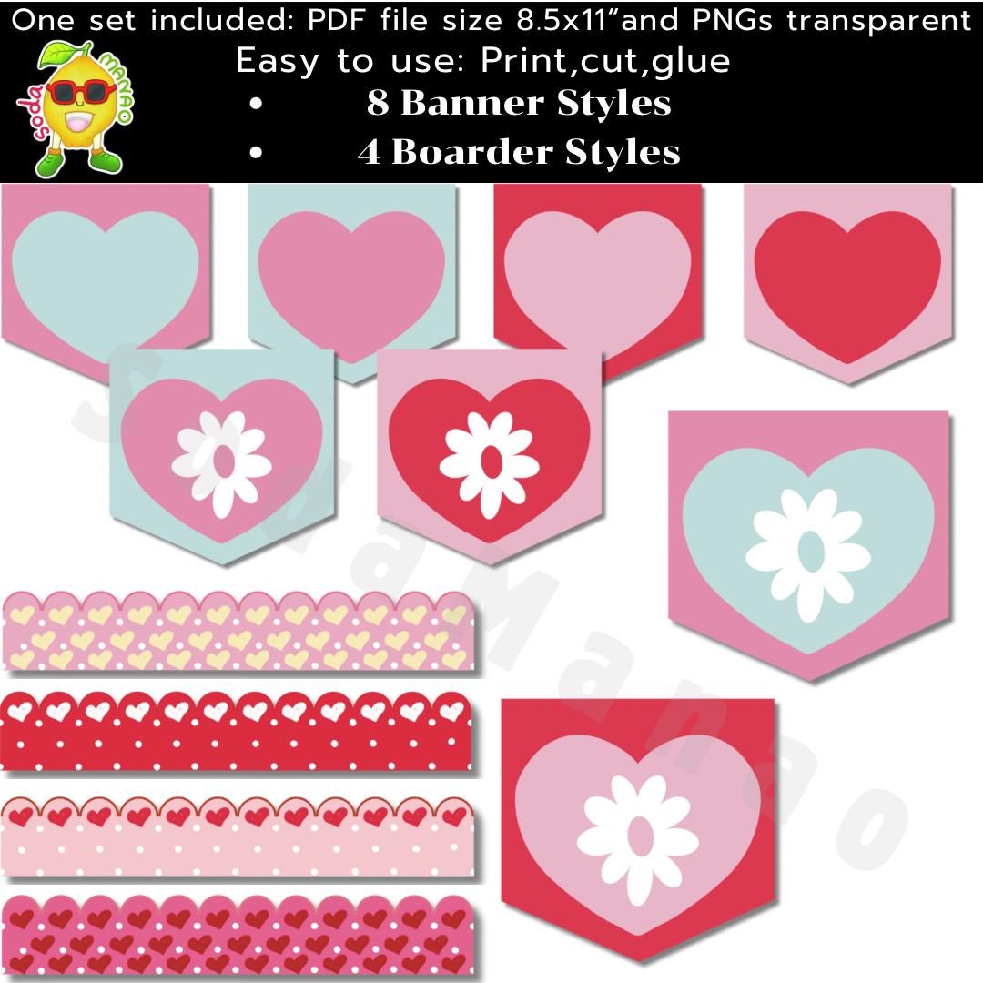 Cactus Valentine’s Day Bulletin Board Kit, February Bulletin Board Door ...