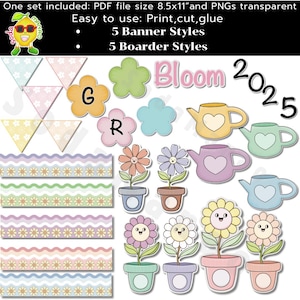 New Year Bulletin Board Kid | Growing in the New Year Bulletin Board ...