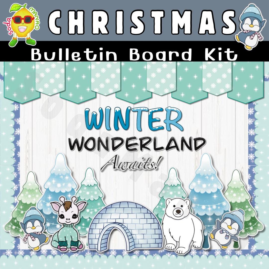 Winter Bulletin Board Polar Bears | Winter Wonderland Awaits! | Winter ...