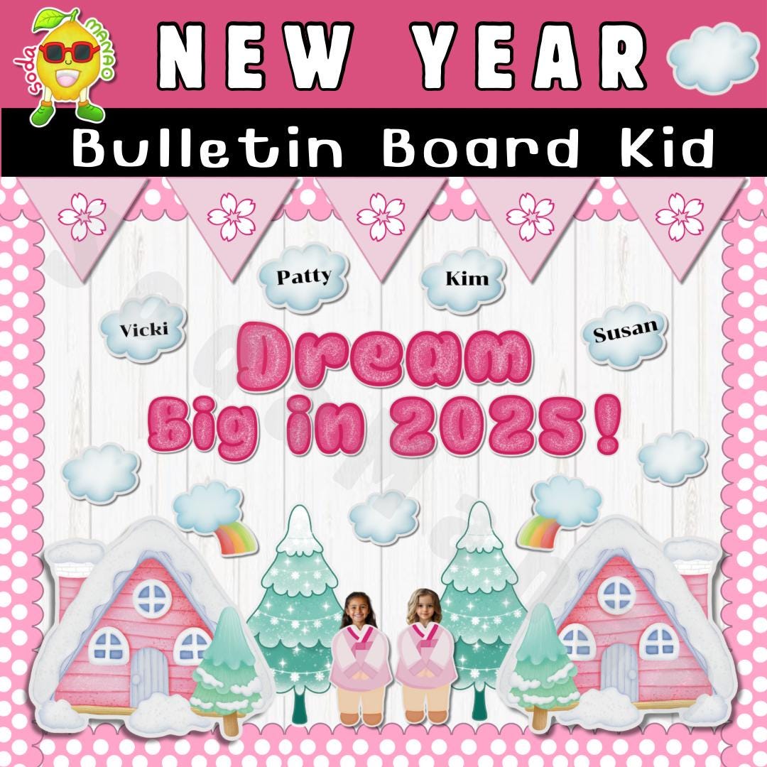 Dream Big in 2025! Bulletin Board | New Year Bulletin Board | Classroom ...