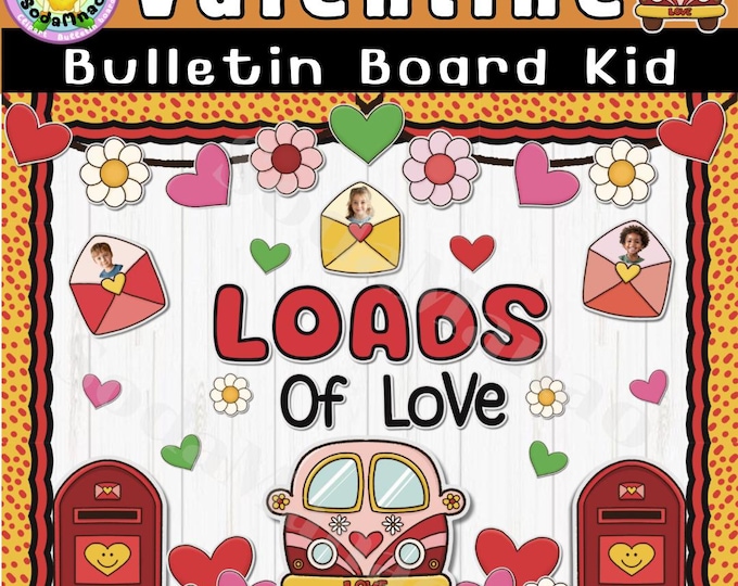 Valentine's Day Bulletin Board Ideas February Bulletin Board Kit ...
