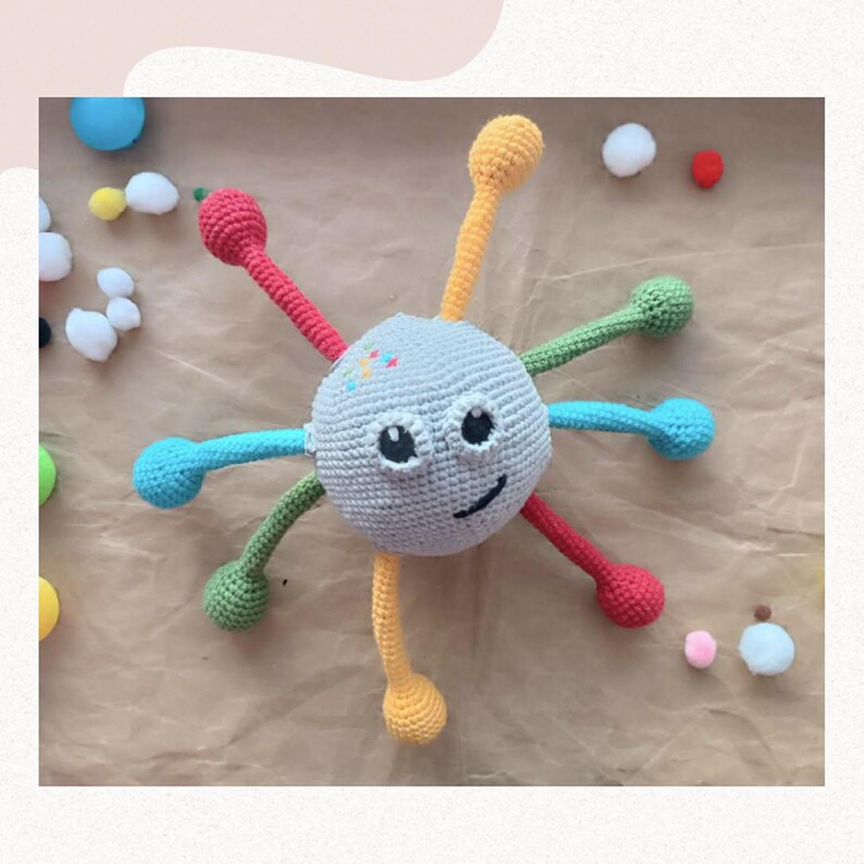 Fidget Ball Crochet Pattern, Amigurumi DIY Digital Download, Crochet ...