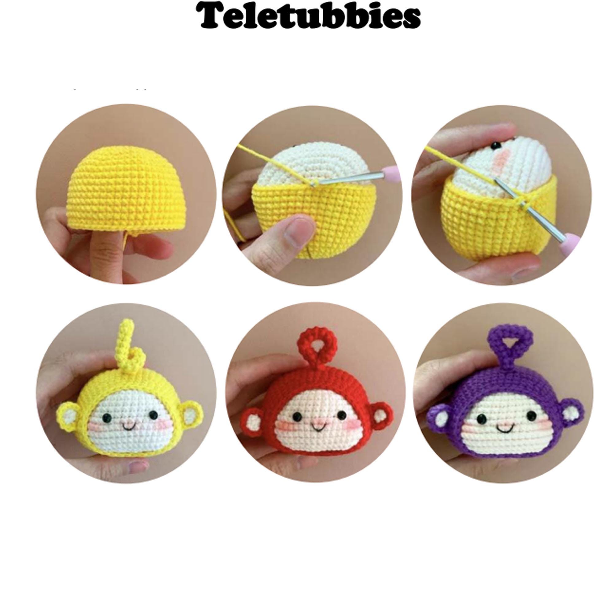 Teletubbies Crochet Pattern, Amigurumi DIY Digital Download, Crochet ...