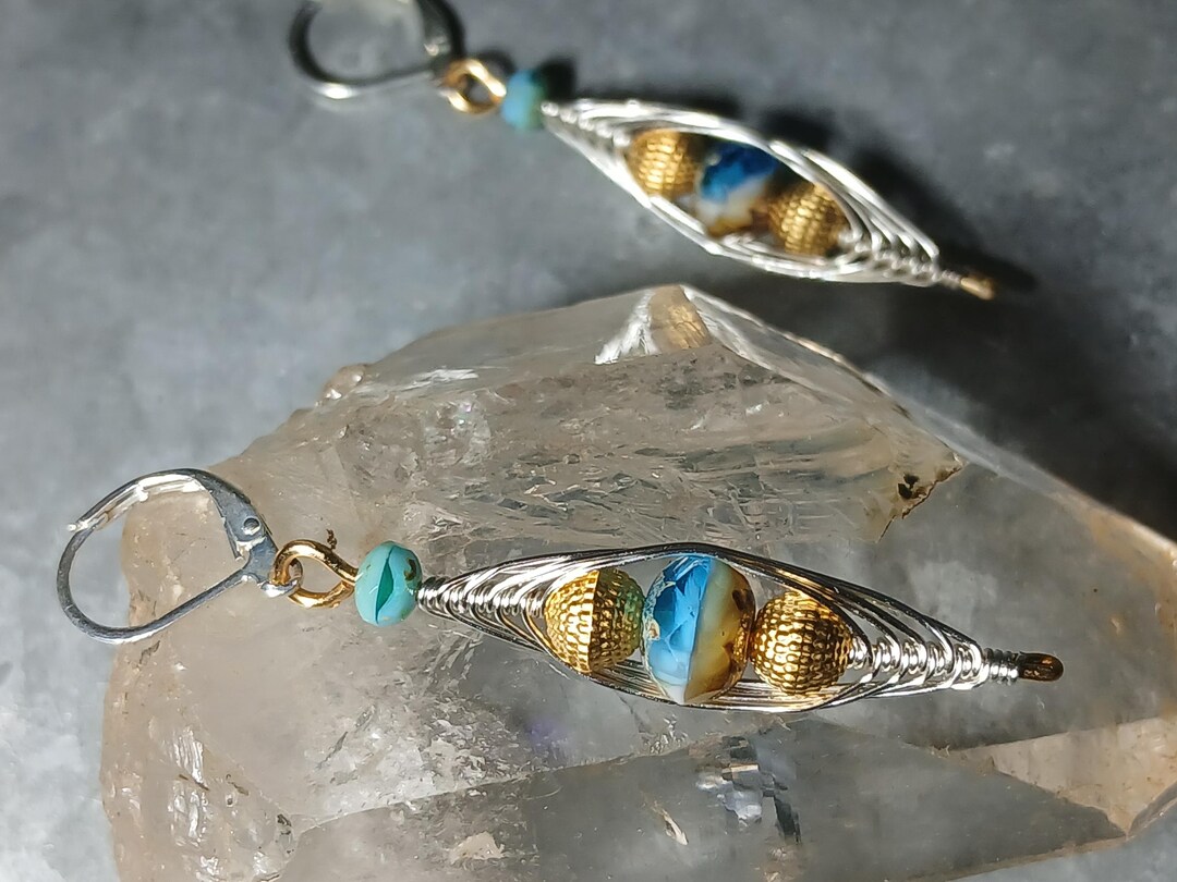 Spirit of Love TRIBAL Earrings NATIVE American Rosebud Lakota Sioux ...