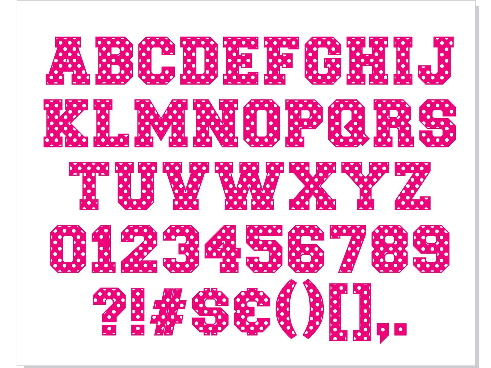 Polka Dot Font TTF, Polka Dot Font SVG, Polka Dot Font PNG, Polka Dot ...