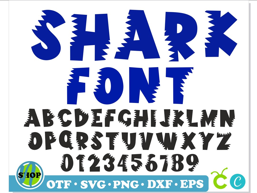 Shark Bite Font Otf, Shark Font Svg, Shark Font Png, Shark Letters Svg ...