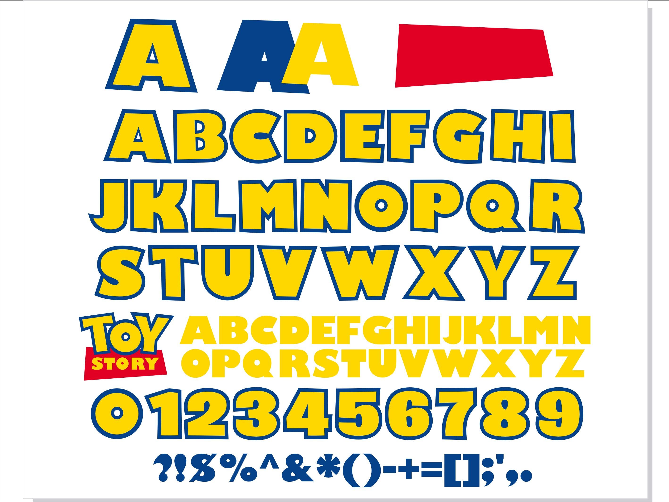 Toy Story Font SVG, Toy Story Font PNG, Toy Story Font TTF, Toy Story ...