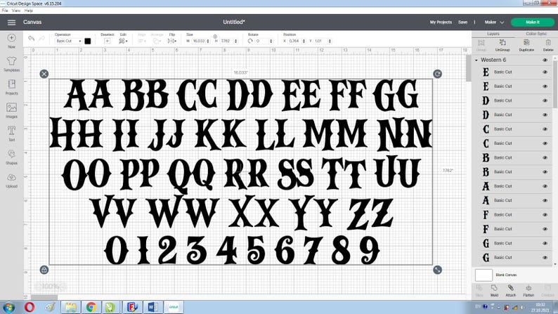 Western Font TTF, Western Font SVG Cricut, Western Letters Svg, Cowboy ...