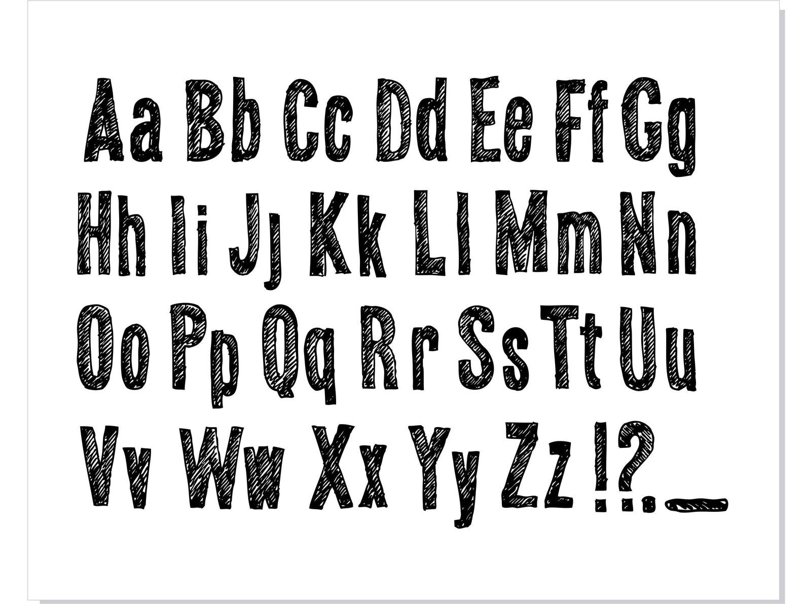 Chalkboard Font TTF, Chalkboard Letters SVG PNG | School Font, Chalk ...