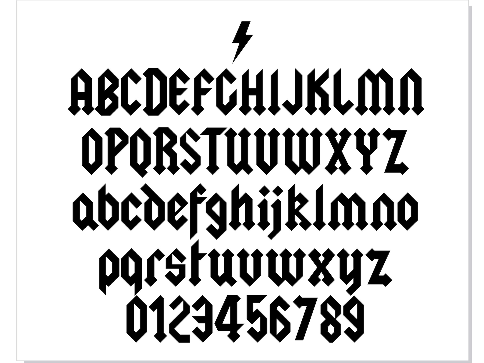 Rock Font TTF SVG PNG, Hard Rock Font Svg, Music Font, Metal Font ...