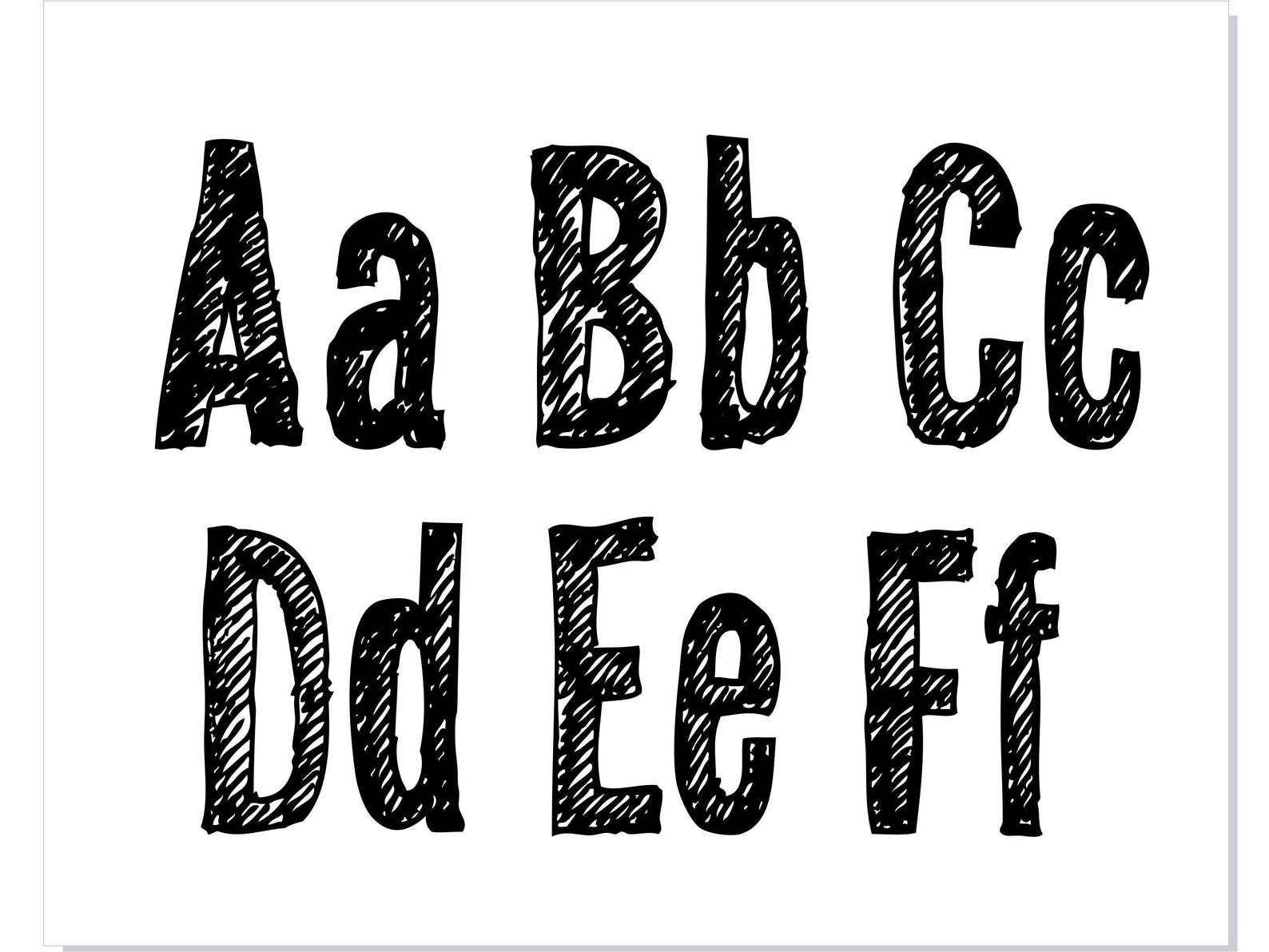 Chalkboard Font TTF, Chalkboard Letters SVG PNG | School Font, Chalk ...