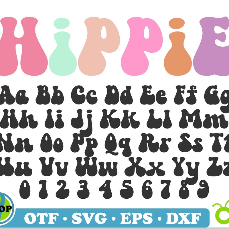 70s Font - Etsy