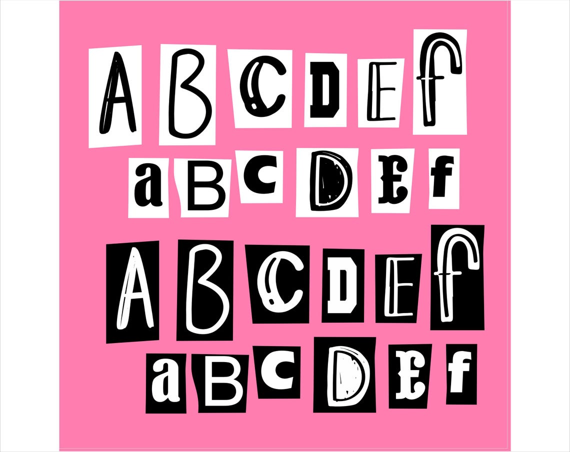 Burn Book Letters SVG PNG, Burn Book Font Canva, Burn Book Logo, Burn ...