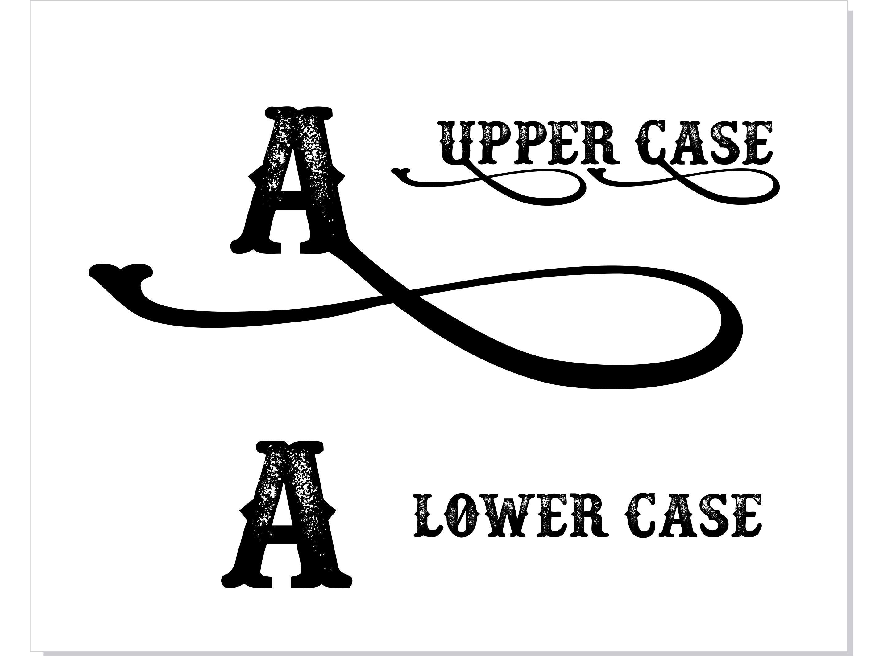 Cowboy Distressed Font, Cowboy Font Svg With Tails, Western Font Ttf ...