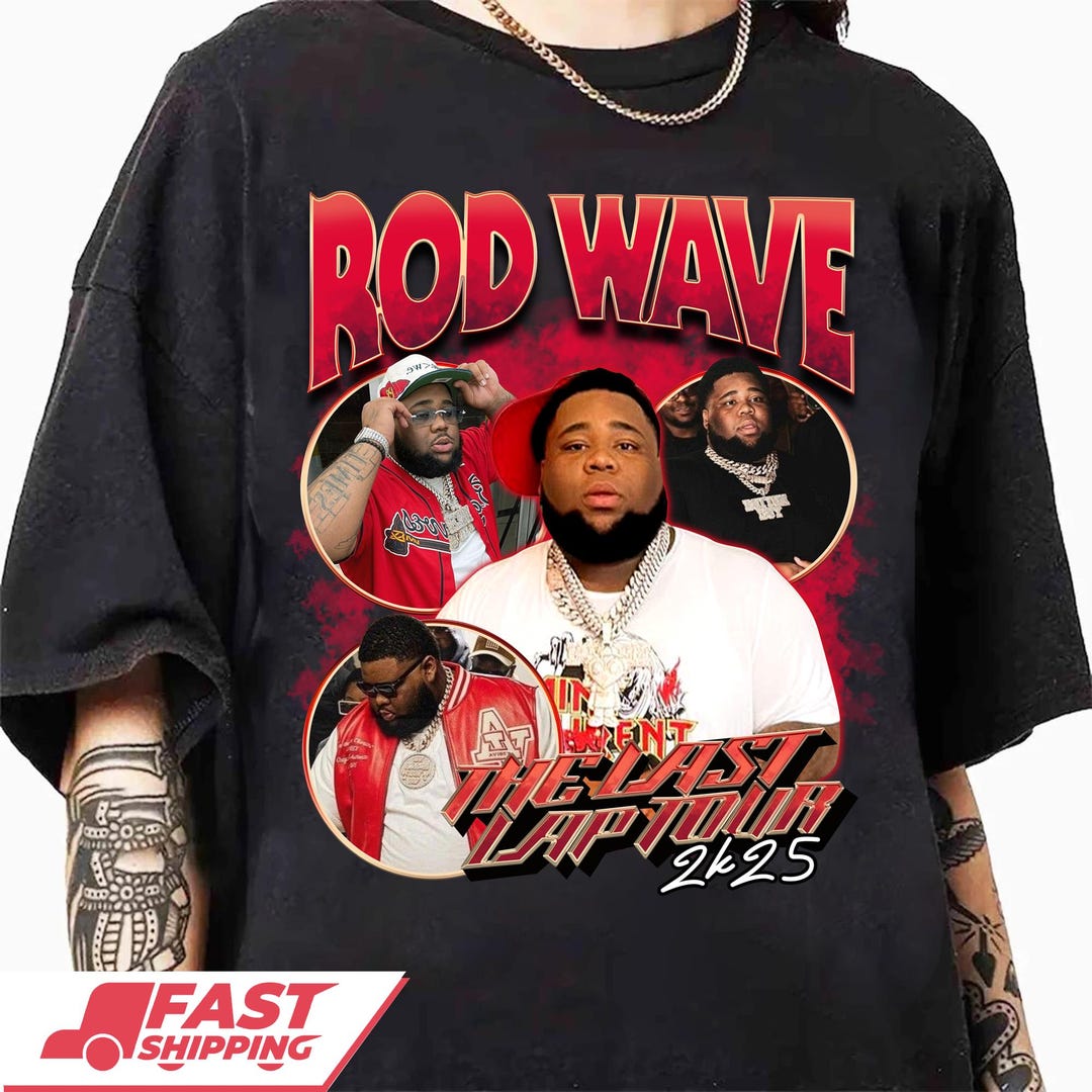 Rod Wave Rapper Shirt, Rod Wave Shirt, Rod Wave Last Lap Tour Shirt ...