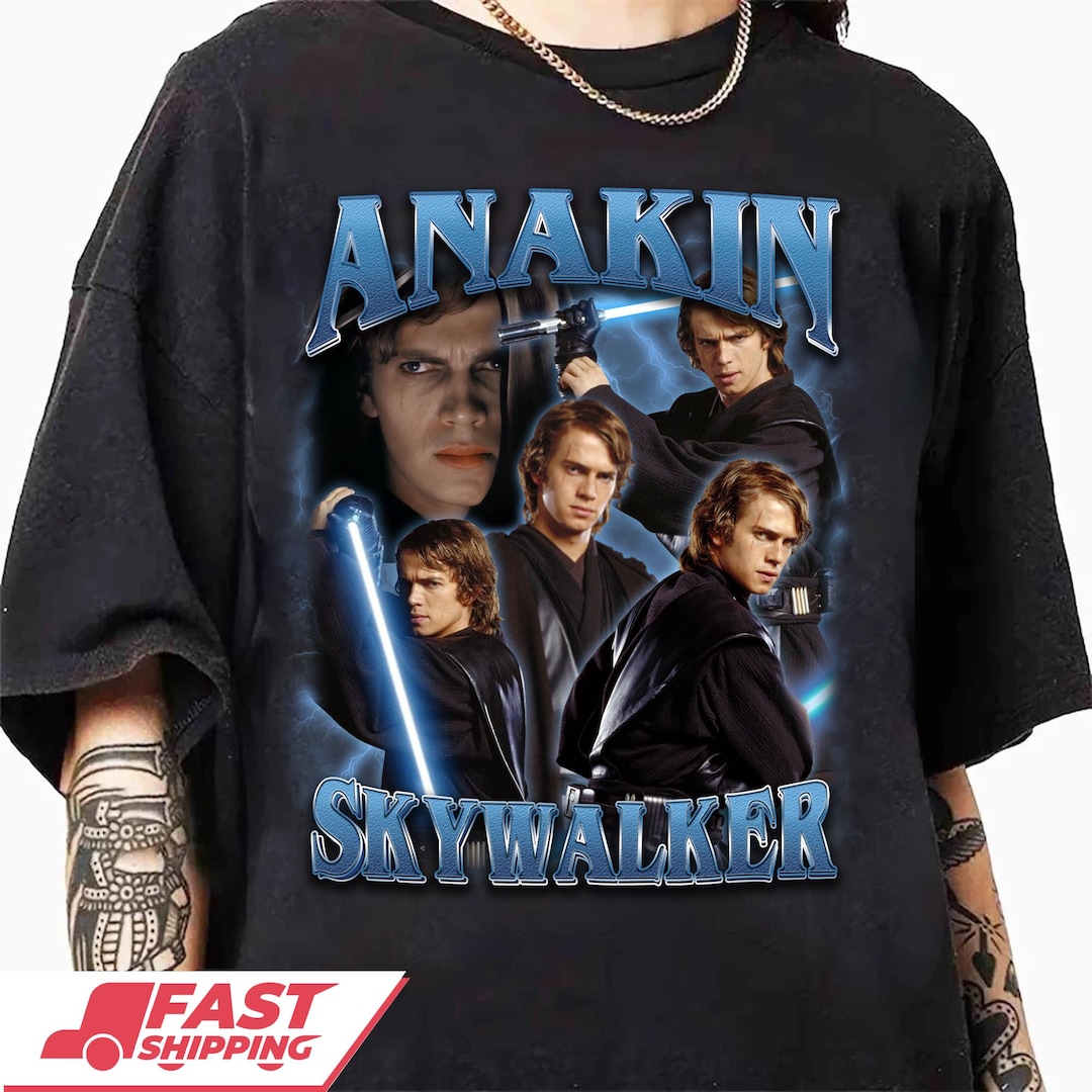Anakin Skywalker Shirt, Anakin Skywalker Vintage 90' Unisex T-shirt ...
