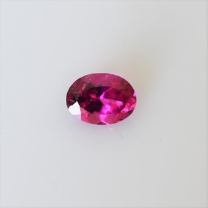 Hot Pink Rubellite Tourmaline, 1.52 Carat Rubellite Tourmaline Oval ...