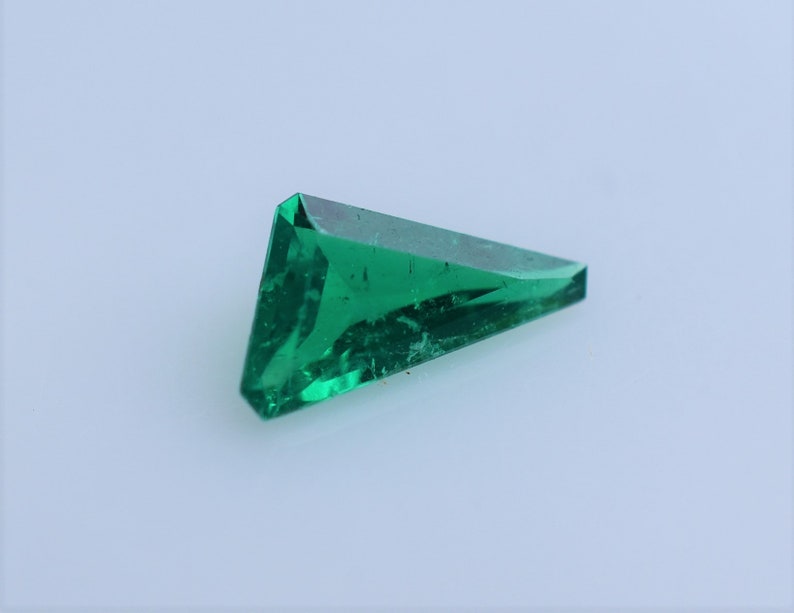 Fancy Triangle Emerald From Muzo Colombian GIA Graded F1 - Etsy
