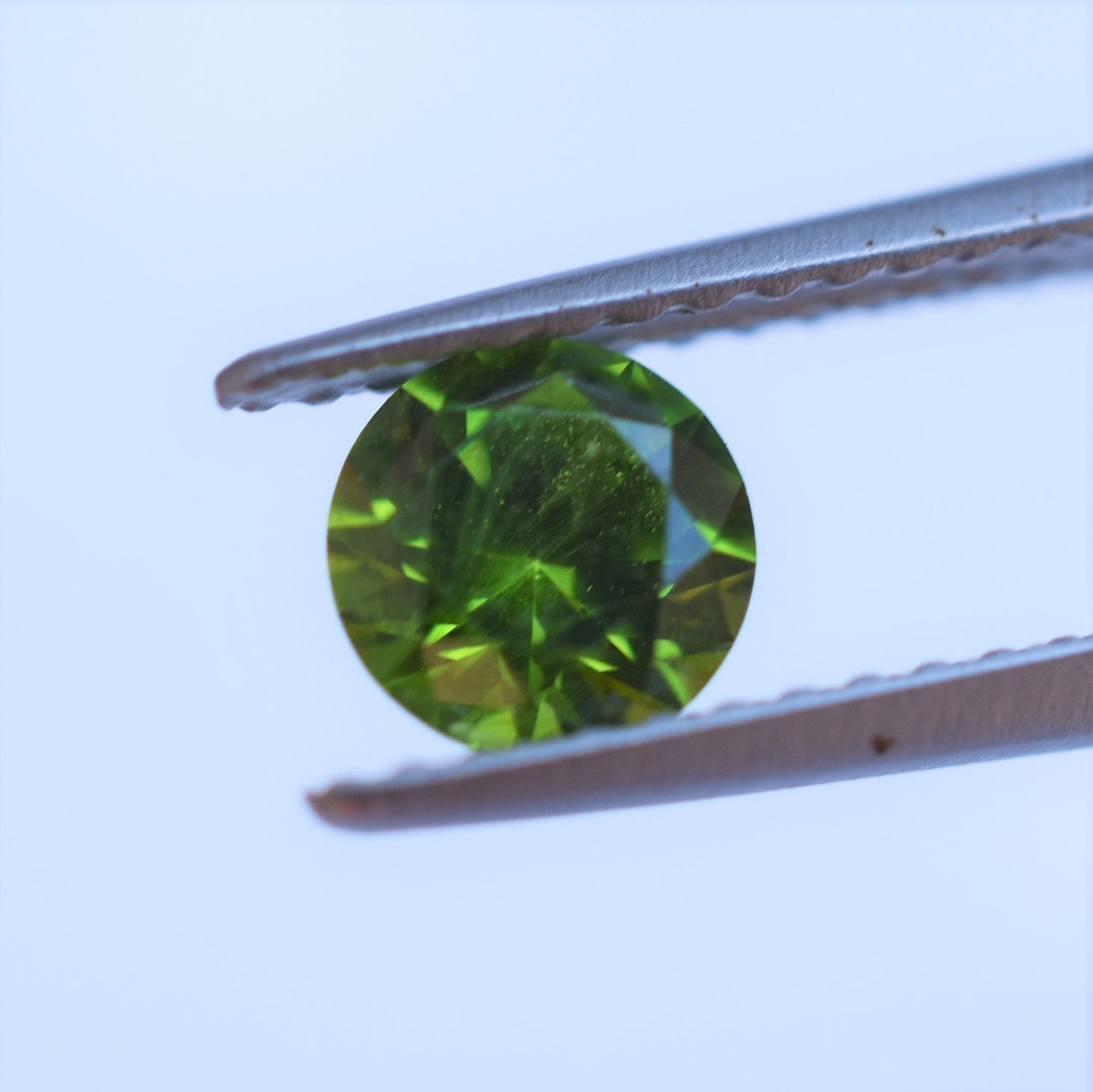 Forest Green Demantoid Garnet From Russia With Visible Horsetail ...